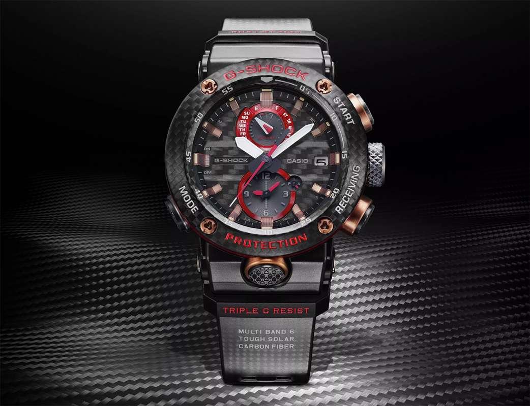 Limited Edition G-Shock Gravitymaster Carbon Core Black Red - Daily Luxury