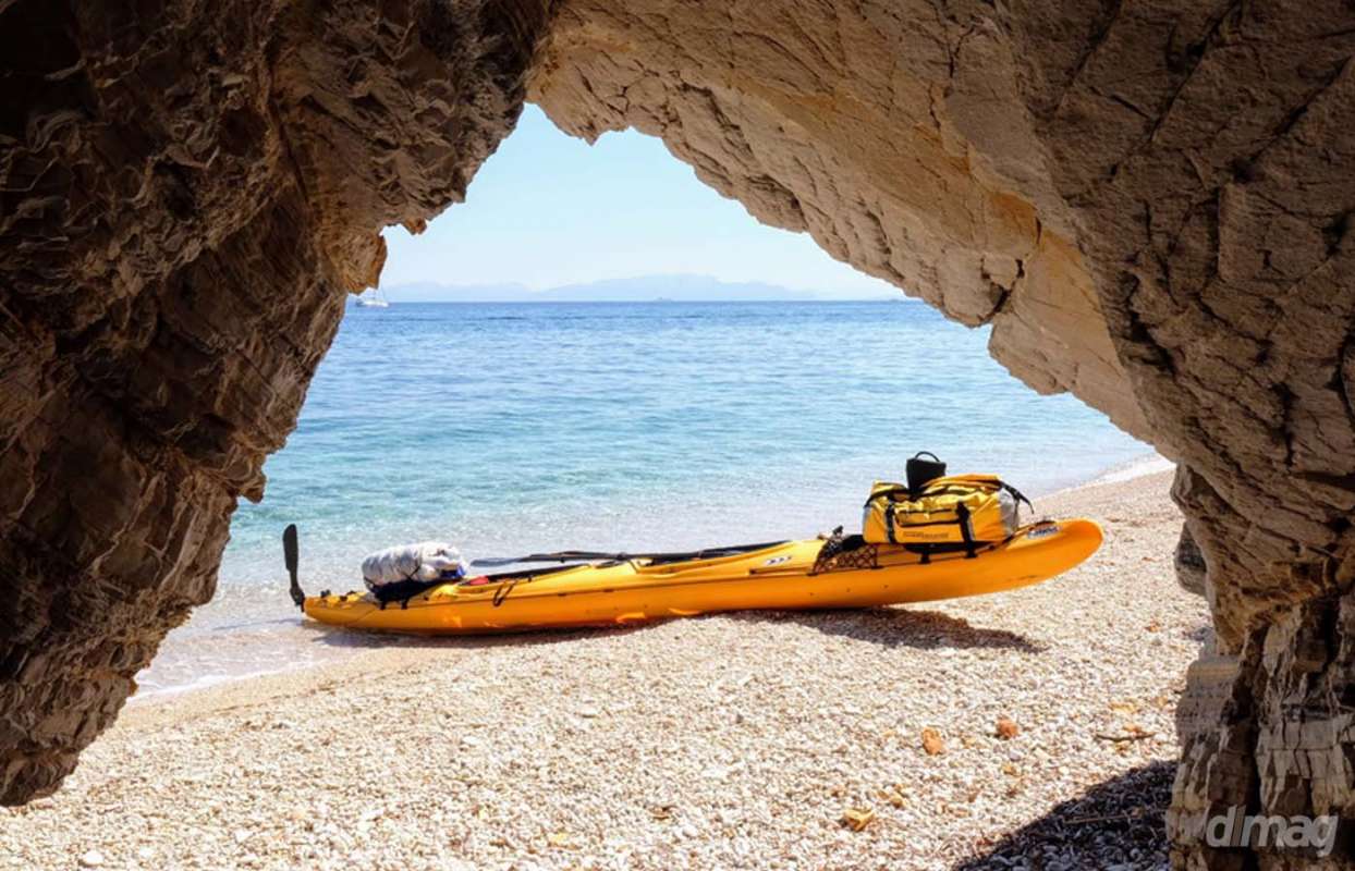 Sea kayak voyage around Greece's Ithaki - the island of King Odysseus ...