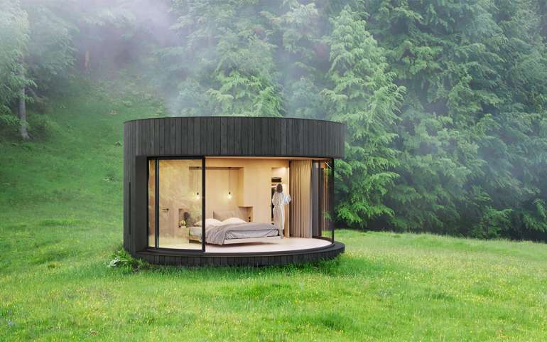 The LUMIPOD cabin frames panoramic views, just for you - Daily Luxury