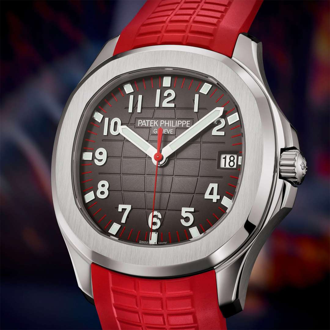 Patek Philippe Aquanaut Honors Singapore Event with Red - Daily Luxury