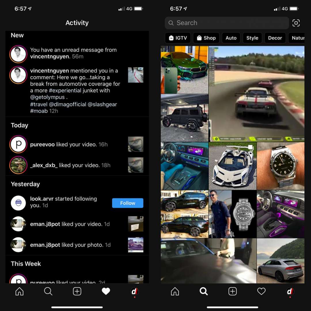 Instagram goes dark mode and you can too - Daily Luxury