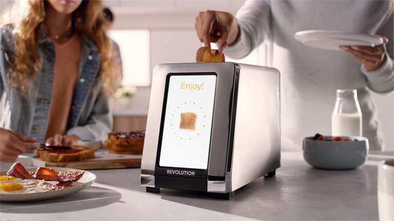 Revolution Cooking R180 High-Speed Smart Toaster toasts bread the ...