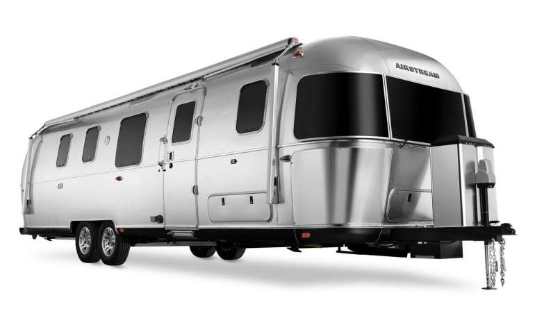 Airstream Classic Silver Bullet Travel Trailer gets all smart and ...