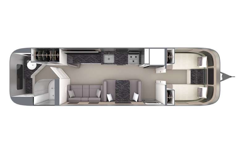 Airstream Classic Silver Bullet Travel Trailer gets all smart and ...