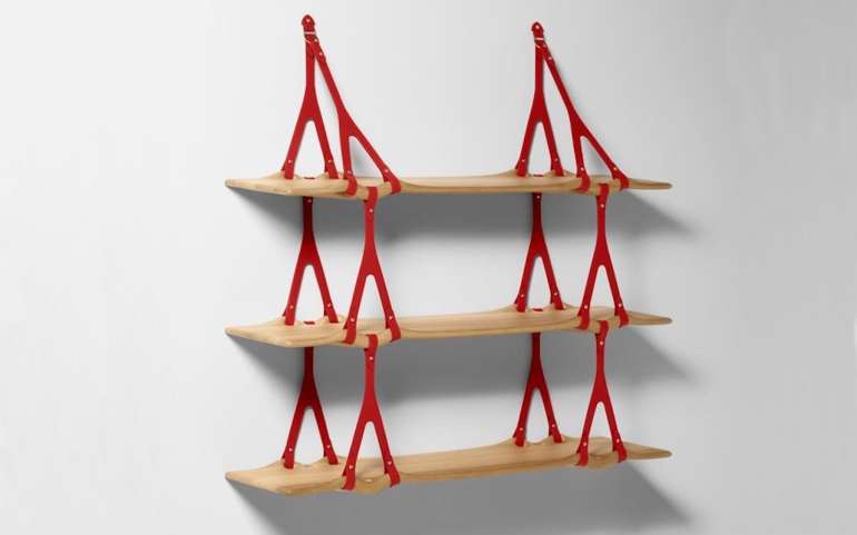 Louis Vuitton Swell Wave Shelf shown off by designer Andrew Kudless ...