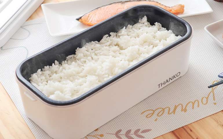 Portable Bento Box rice cooker prepares fresh serving on the go - Daily ...