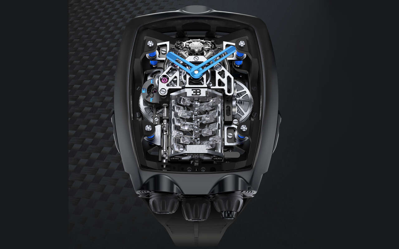 Chiron Tourbillon brings Bugatti's 16-cylinder engine to your wrist ...