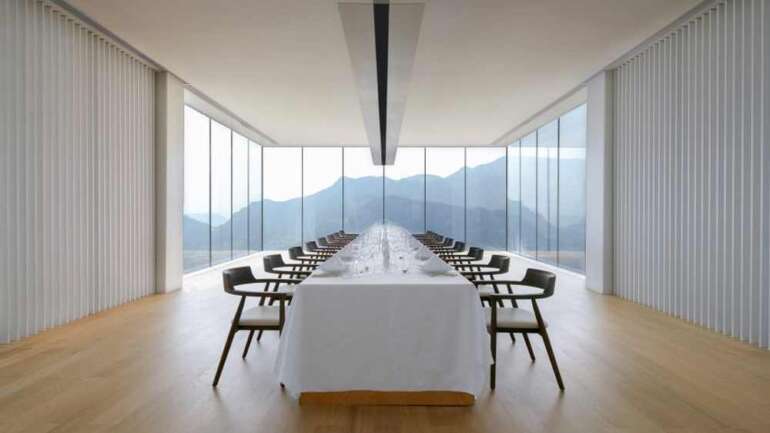 ‘Floating Restaurant’ by C+ Architects blends dining with panorama ...
