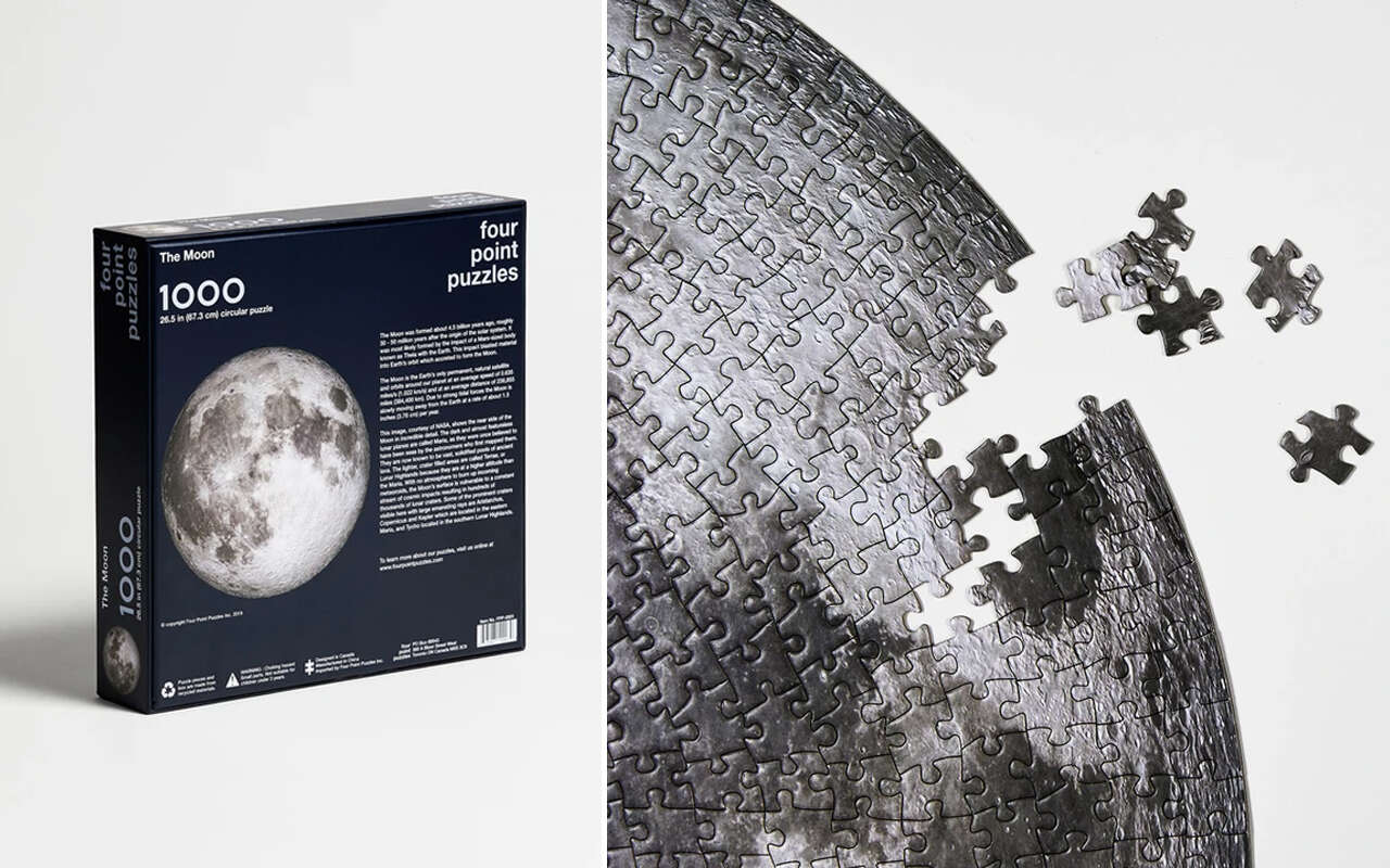 Jigsaw puzzle lets you build the Moon with every crater on its near ...