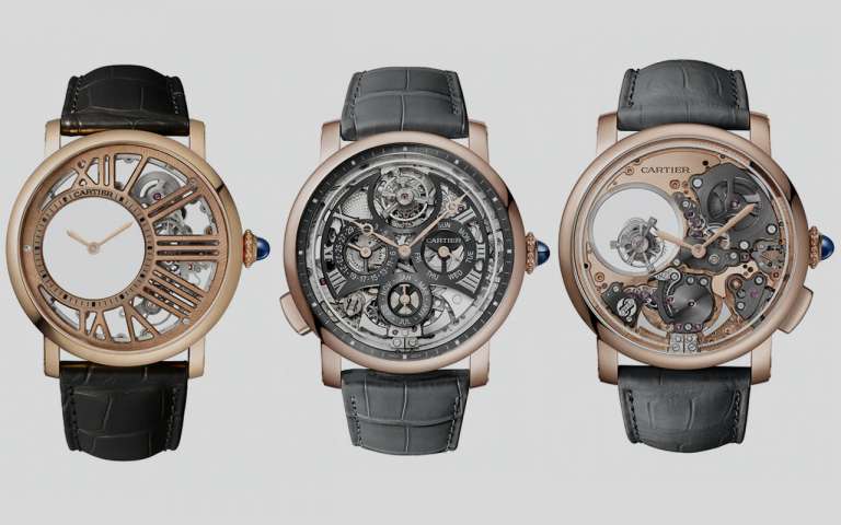 Cartier adds three skeletonized watches to Fine Watchmaking Collection ...