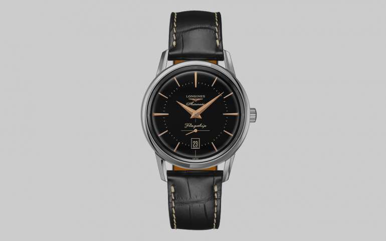 Longines new Flagship Heritage comes in a black dial - Daily Luxury
