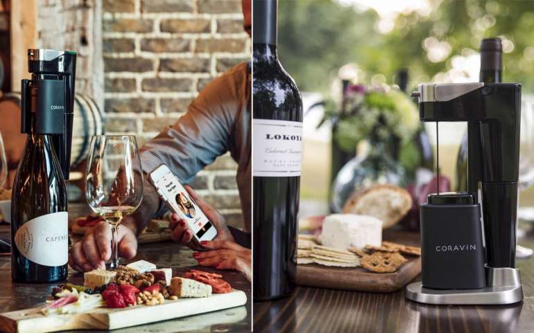 Coravin Model Eleven Bluetooth-connected wine preservation system ...