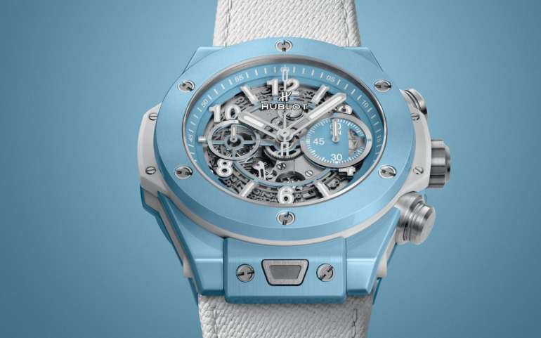 Hublot introduces Big Bang Unico Sky Blue for a summer look - Daily Luxury