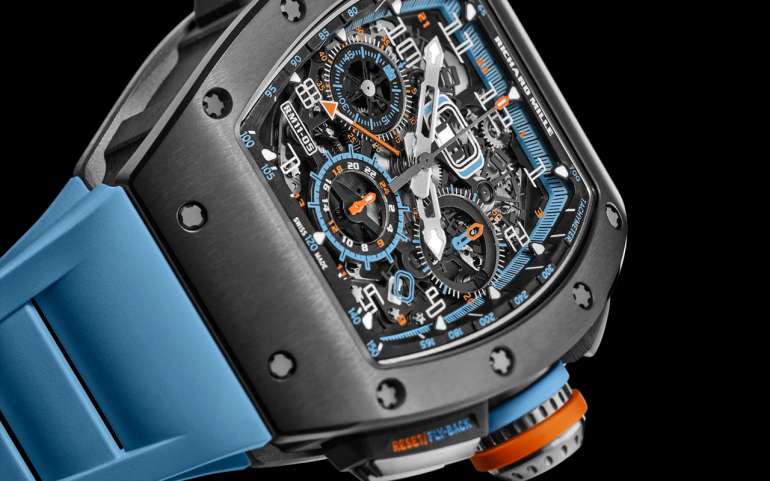 Richard Mille RM 11-05 Automatic Flyback Chronograph GMT touts unique ...