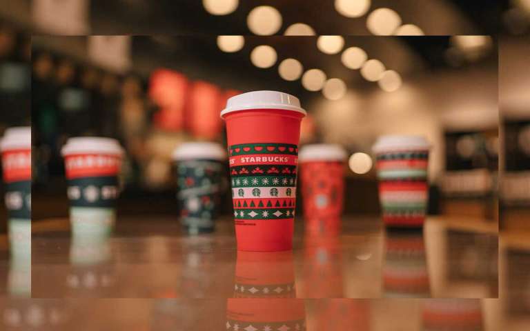 Christmas comes early at Starbucks with its new holiday cup designs ...