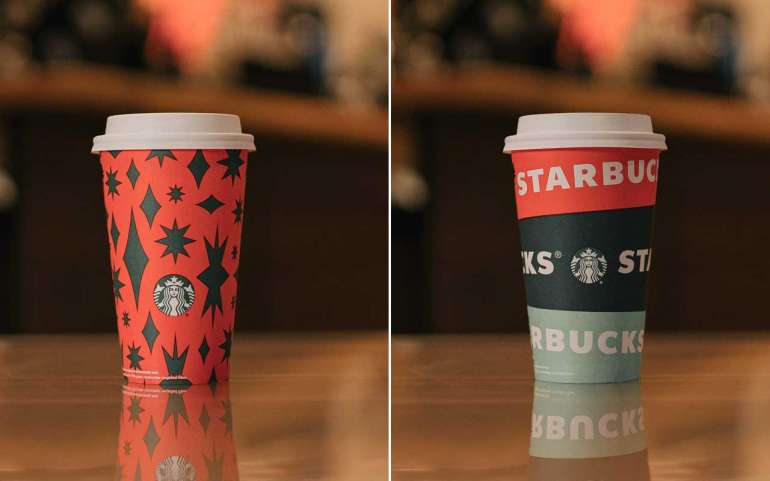 Christmas comes early at Starbucks with its new holiday cup designs ...