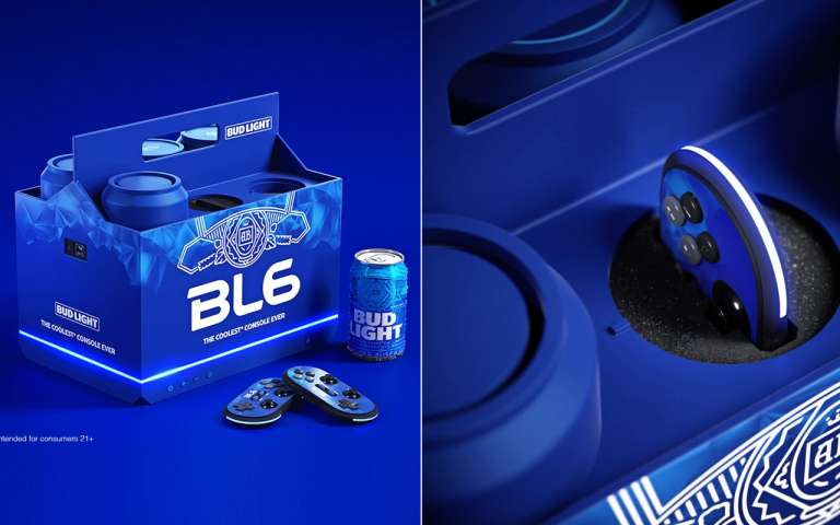 Bud Light BL6 - A cool gaming console that chills your beer too - Daily ...