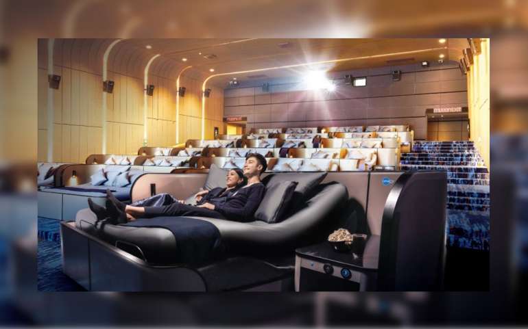 The Bed Cinema cocoons you in lavishness for unparalleled movie viewing ...