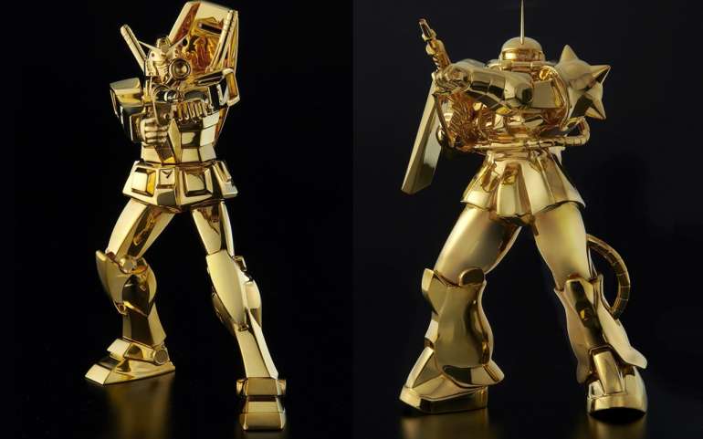 Solid gold Gundam Gunpla kits: Rare collectibles not everyone can ...