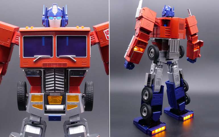 Hasbro’s self-transforming Optimus Prime responds to voice-commands ...