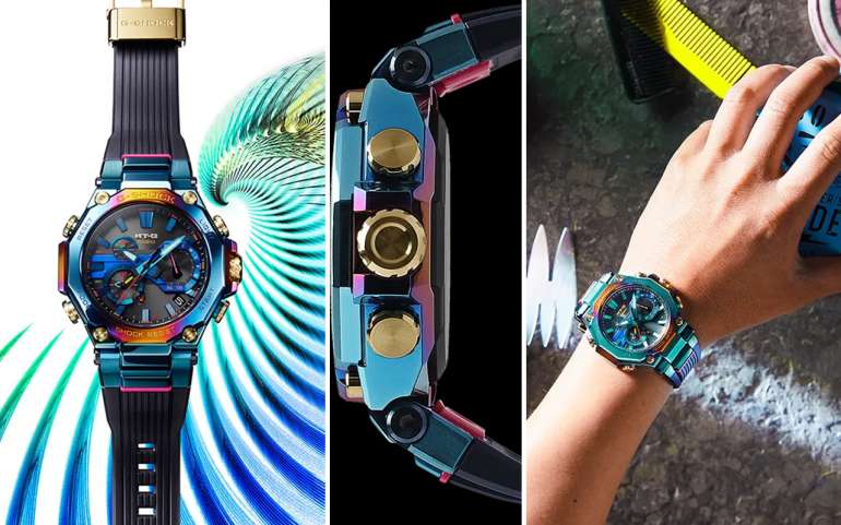 Casio G-Shock MT-G MTGB2000PH2A Blue Phoenix is a rainbow of colors ...