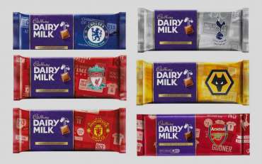 Cadbury chocolate bars packaged in EPL club colors now available ...