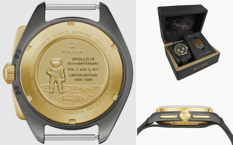Bulova introduces 50th Anniversary Lunar Pilot Apollo 15 Limited ...