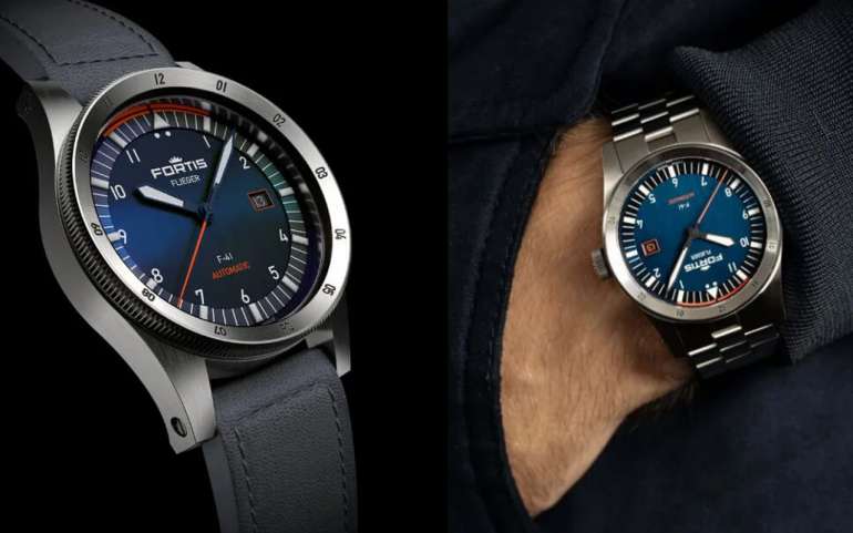 Fortis introduces Flieger F-39 and F-41 Midnight Blue with recycled ...
