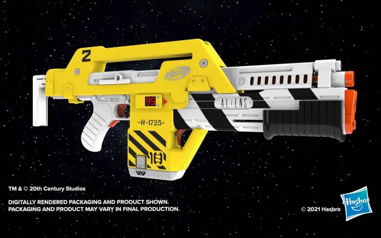 Aliens Nerf Foam Blaster celebrates 35 years of the iconic movie ...