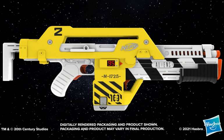 Aliens Nerf Foam Blaster celebrates 35 years of the iconic movie ...