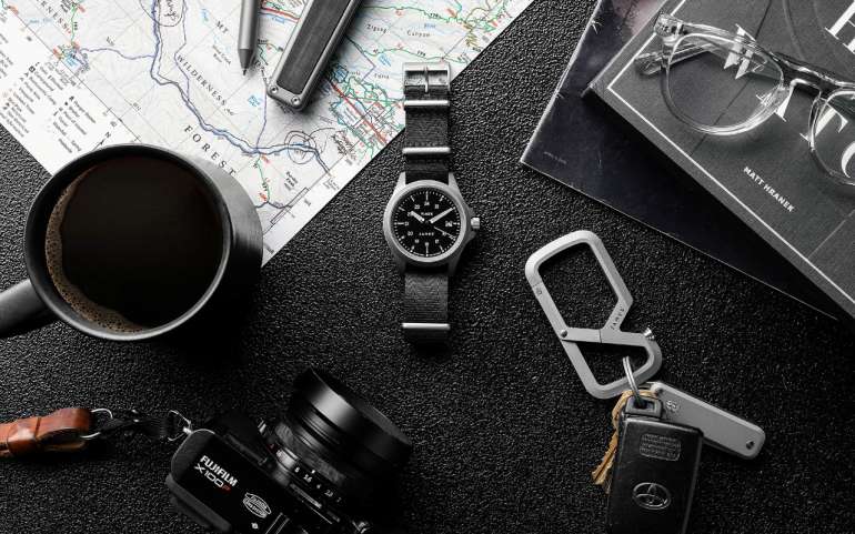 James Brand x Timex Expedition North Titanium Automatic Watch ...