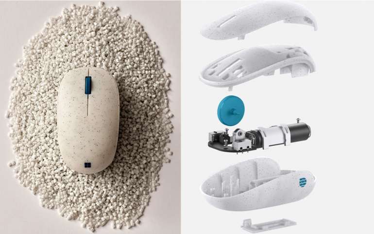 Microsoft announces Ocean Plastic Mouse: Average peripheral with green ...