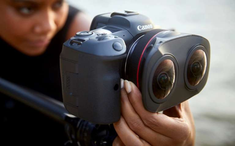 Canon introduces dual fisheye lens camera for AR and VR shooting ...