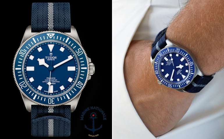 Tudor Pelagos FXD titanium dive watch is made with French Navy’s combat ...