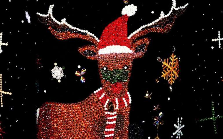 Most expensive Christmas sweater studded with diamonds, woven in gold ...