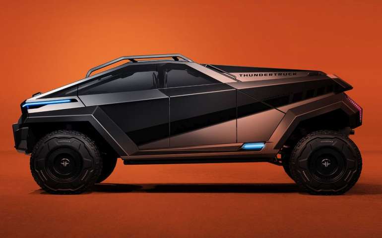 Thundertruck Is Futuristic Ev That Ll Make Cybertruck Seem Ordinary