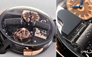 Jacob & Co. Opera Godfather musical watch gets black DLC titanium ...