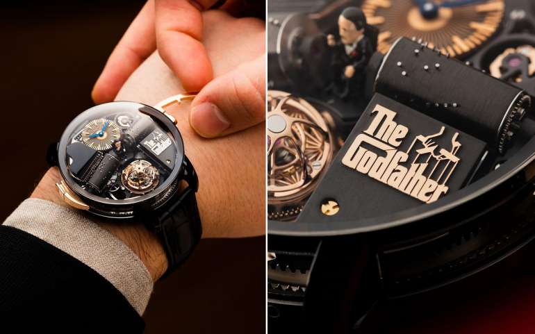 Jacob & Co. Opera Godfather musical watch gets black DLC titanium ...